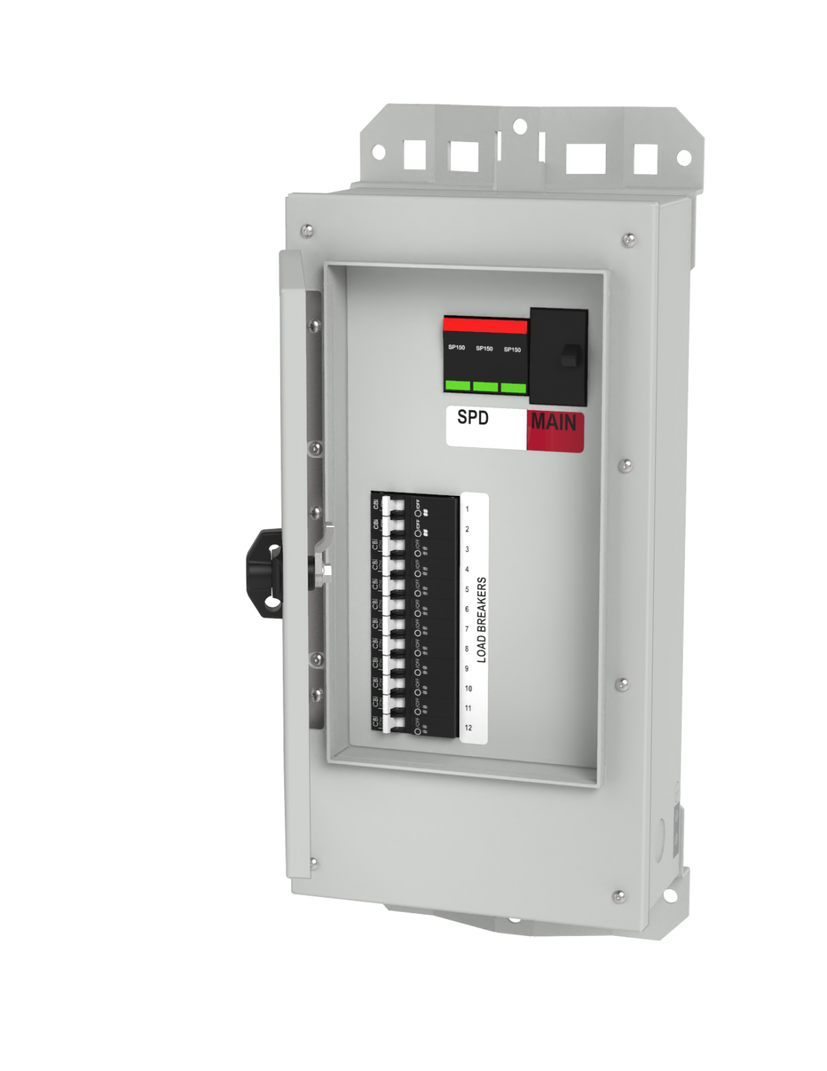 12, 16 or 20 Position Compact Outdoor Load Center – Pacific Technical ...