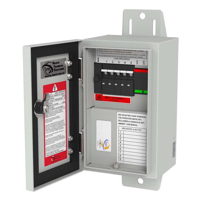 5 or 6 Position Compact Outdoor Load Center – Pacific Technical Solutions